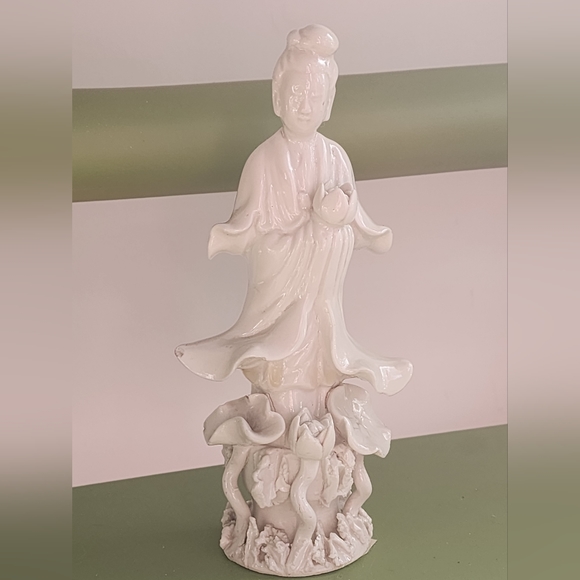 Other | Dehua Blanc De Chine Porcelain Guanyin | Poshmark